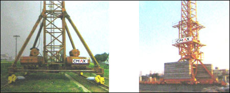 Rail Mounted Tower Crane in Gandhinagar, Hyderabad | ConMechAuto ...