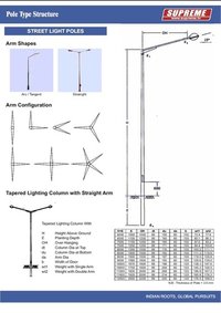 Street Light Poles - Manufacturers, Suppliers & Dealers